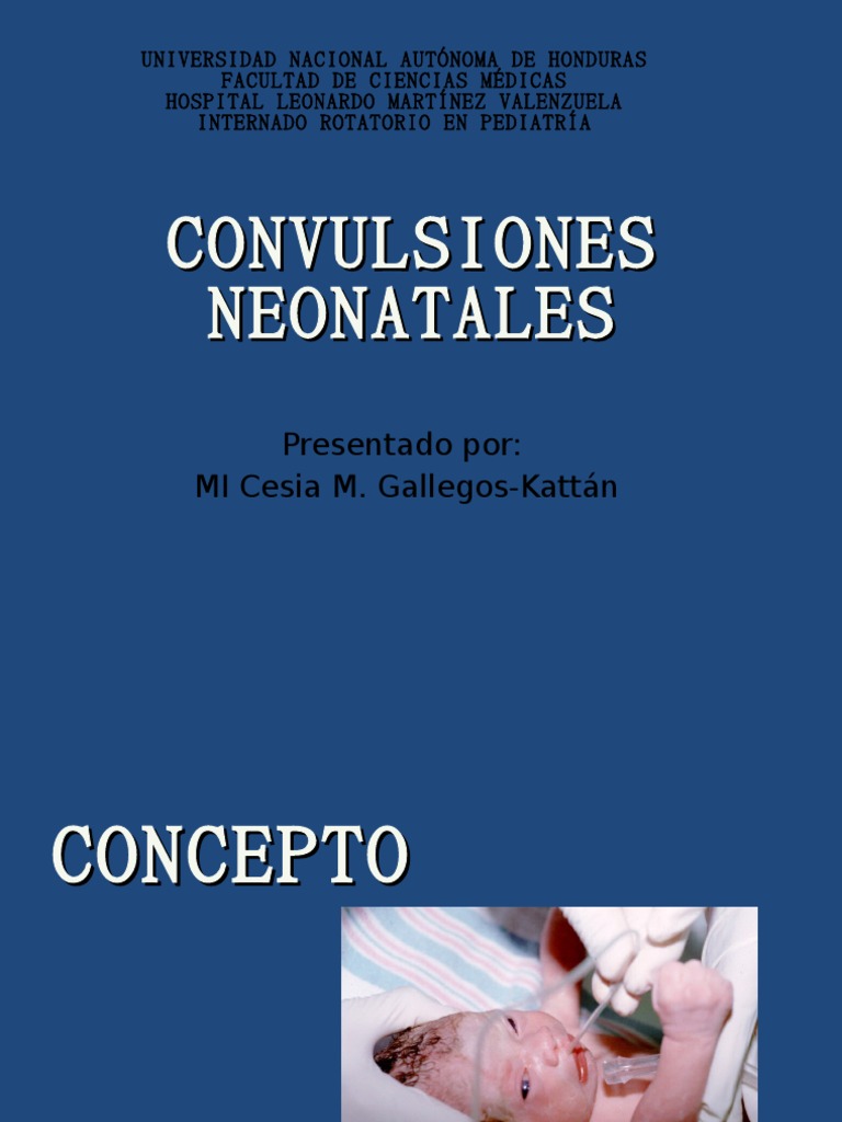 Convulsiones Neonatales: Diagnóstico y Tratamiento | PDF | Epilepsia ...