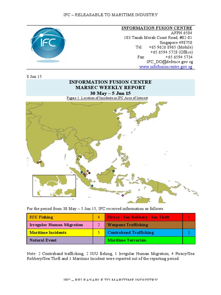 IFC Weekly Report - 30 May 5 Jun 15 Final | PDF | Malaysia | Piracy
