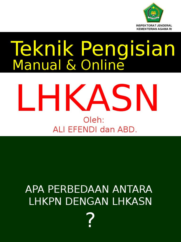 Materi LHKASN - Ali | PDF