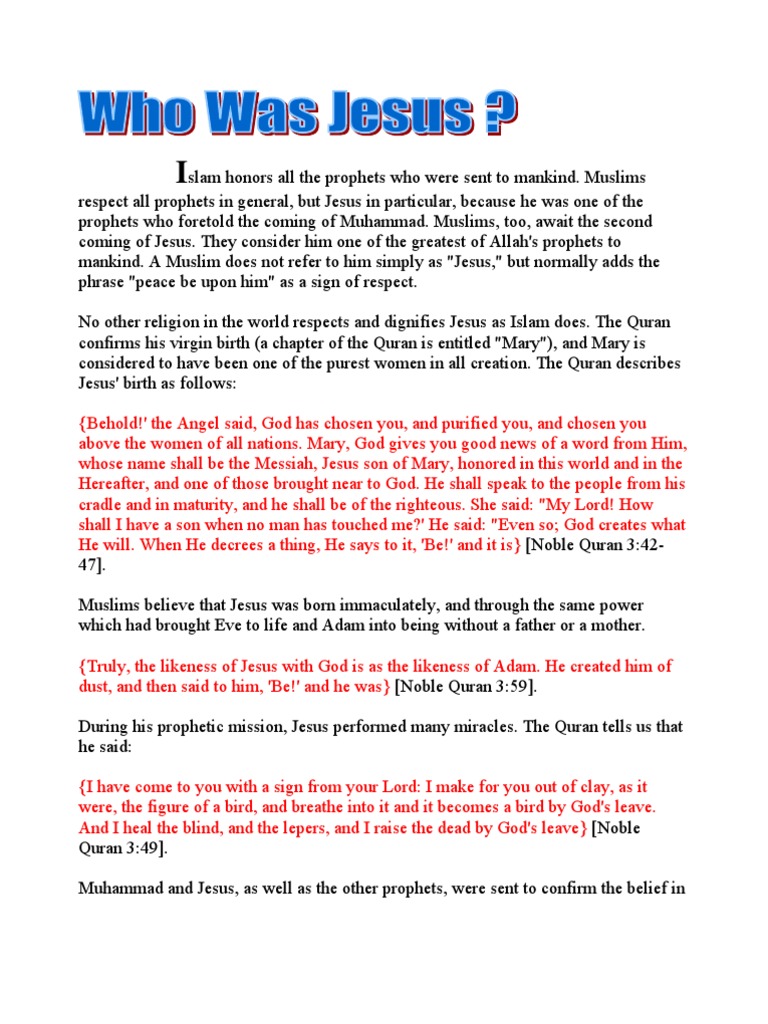 Who Was Jesus | PDF | Social Science | Religion & Spirituality