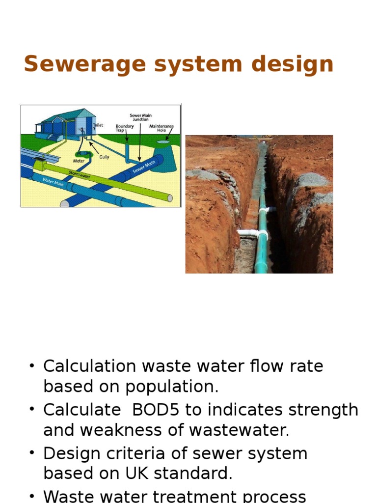 UK Sewerage System Design Guide | PDF