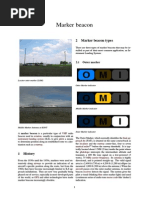 ILS Marker Beacon System Overview | PDF | Runway | Avionics