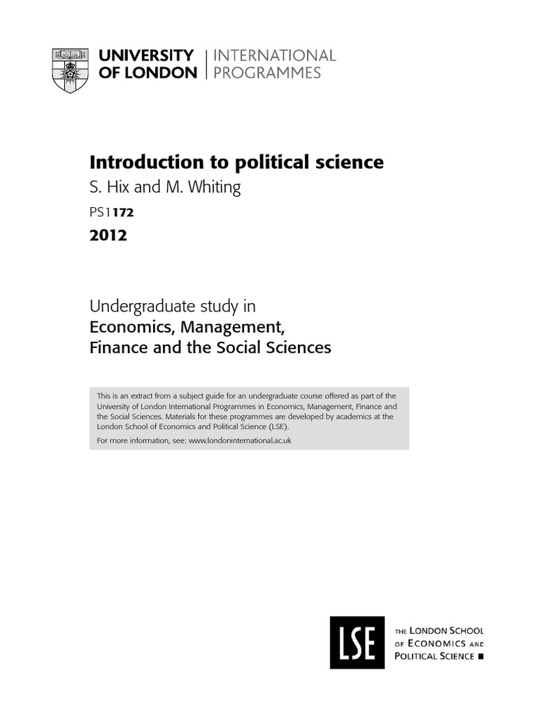 Political Science | PDF | Political Science | Democracy