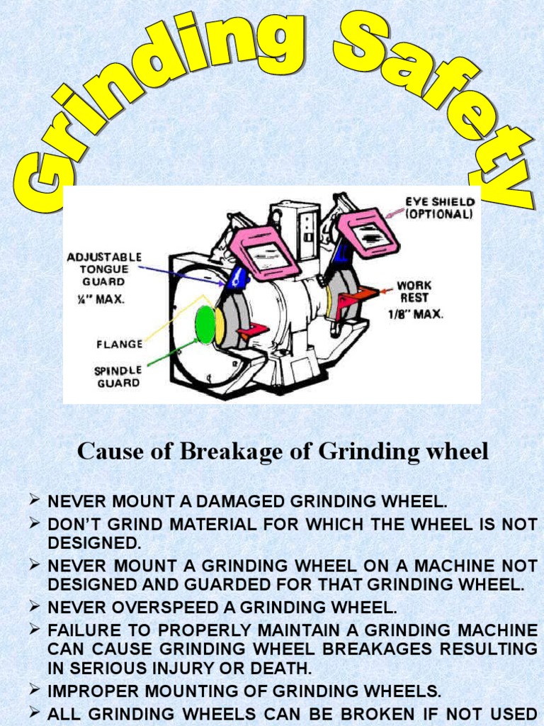 Grinding Safety | PDF | Grinding (Abrasive Cutting) | Equipment