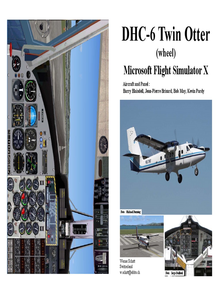FSX Dhc-6 Twin Otter | PDF | Takeoff | Flap (Aeronautics)