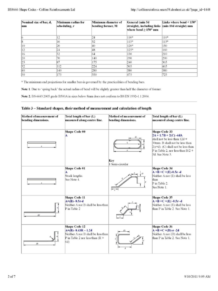 Bs 8666 of 2005 Bas Shape Codes | Download Free PDF | Angle | Space