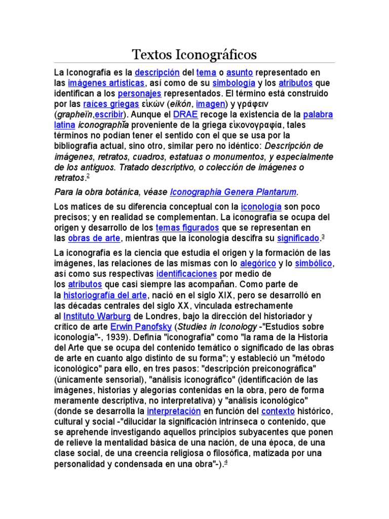 Textos Iconográficos