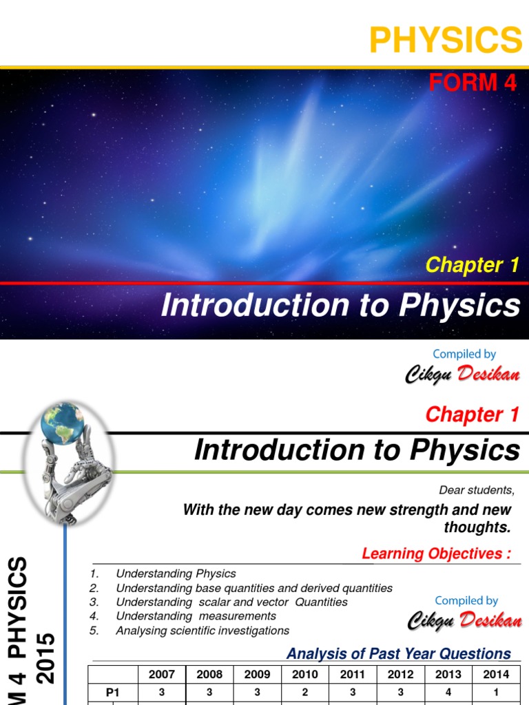 Introduction To Physics | PDF | Experiment | Observational Error