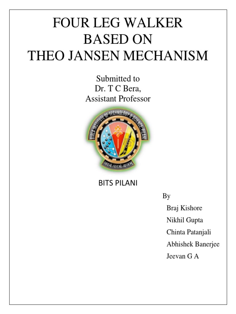 Walker | PDF | Kinematics | Mechanical Engineering
