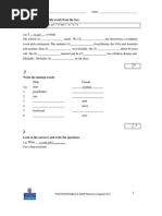 English Admission Test Grade 2 | PDF