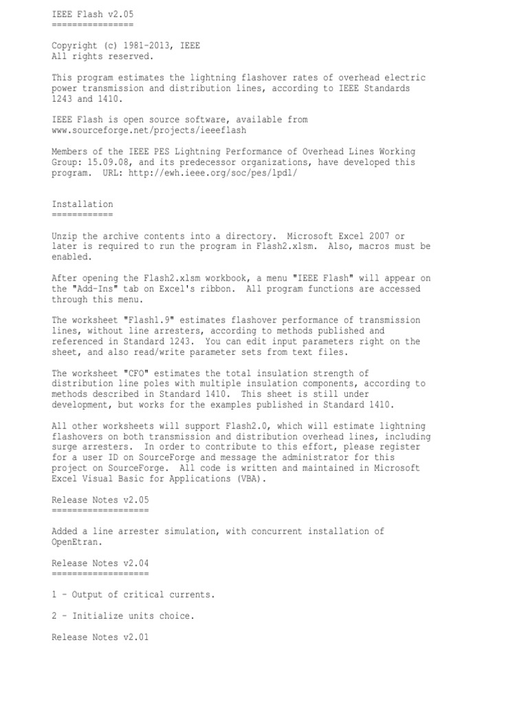 Ieee Flash | PDF | Visual Basic For Applications | Microsoft Excel