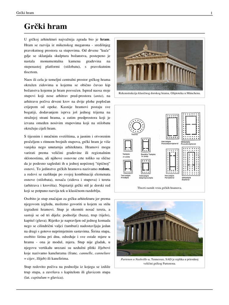 Grčki Hram | PDF