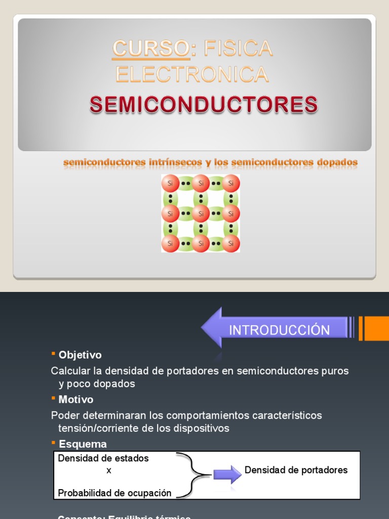 semiconductores intrinsecos y extrinsecos | Semiconductores | Física de ...