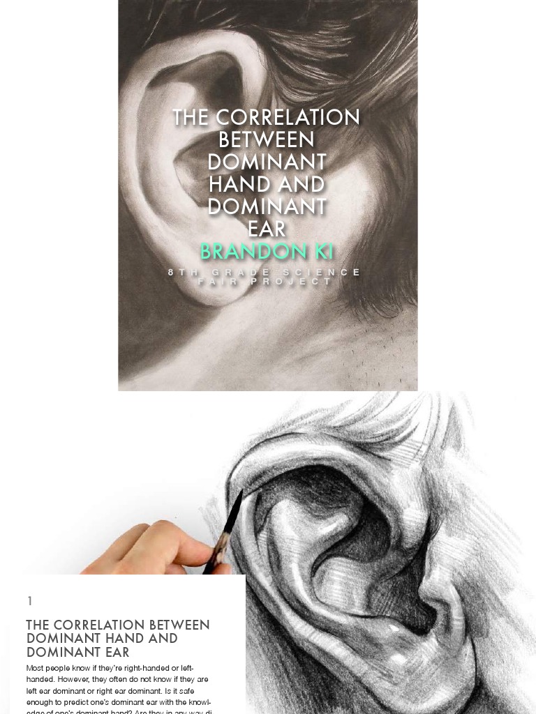 Science Fair (Ear Dominance) 2 Compressed | PDF | Handedness ...