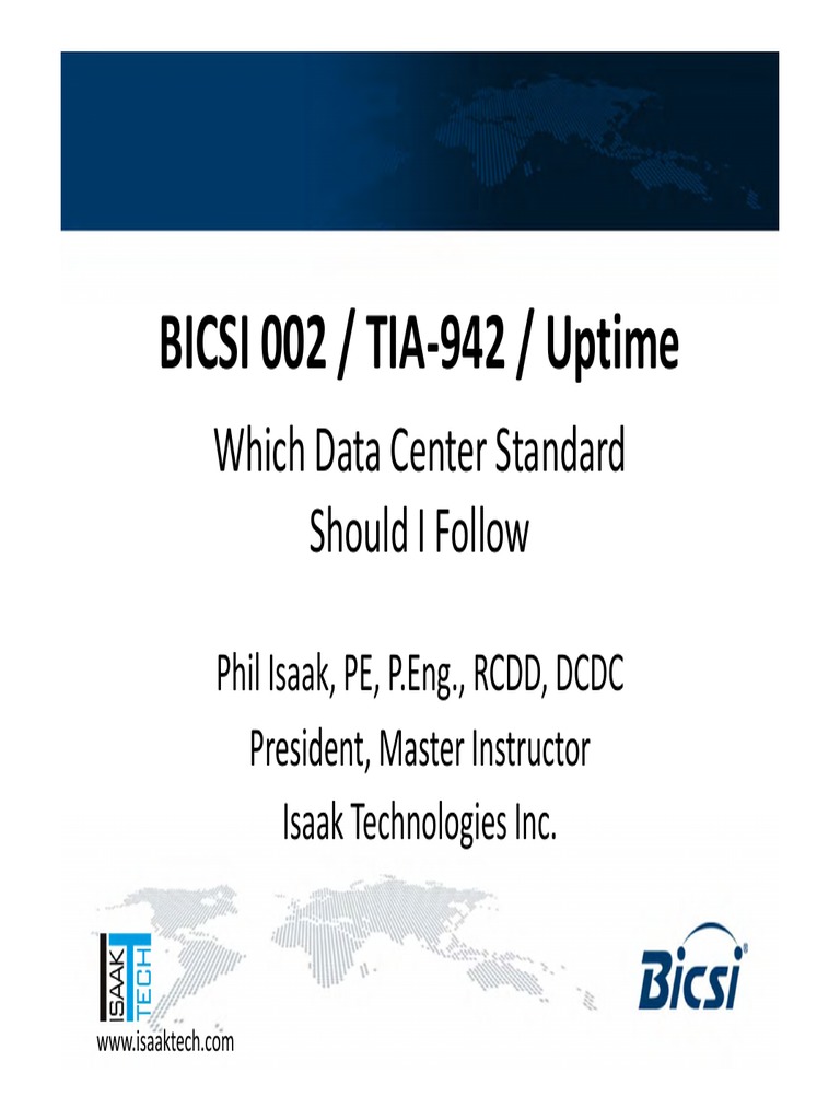 1.2 DC Standards | PDF | Data Center | Reliability Engineering