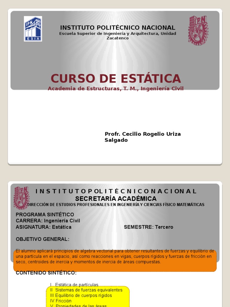 Estática para Ingeniería Civil | PDF | Fuerza | Las leyes del ...