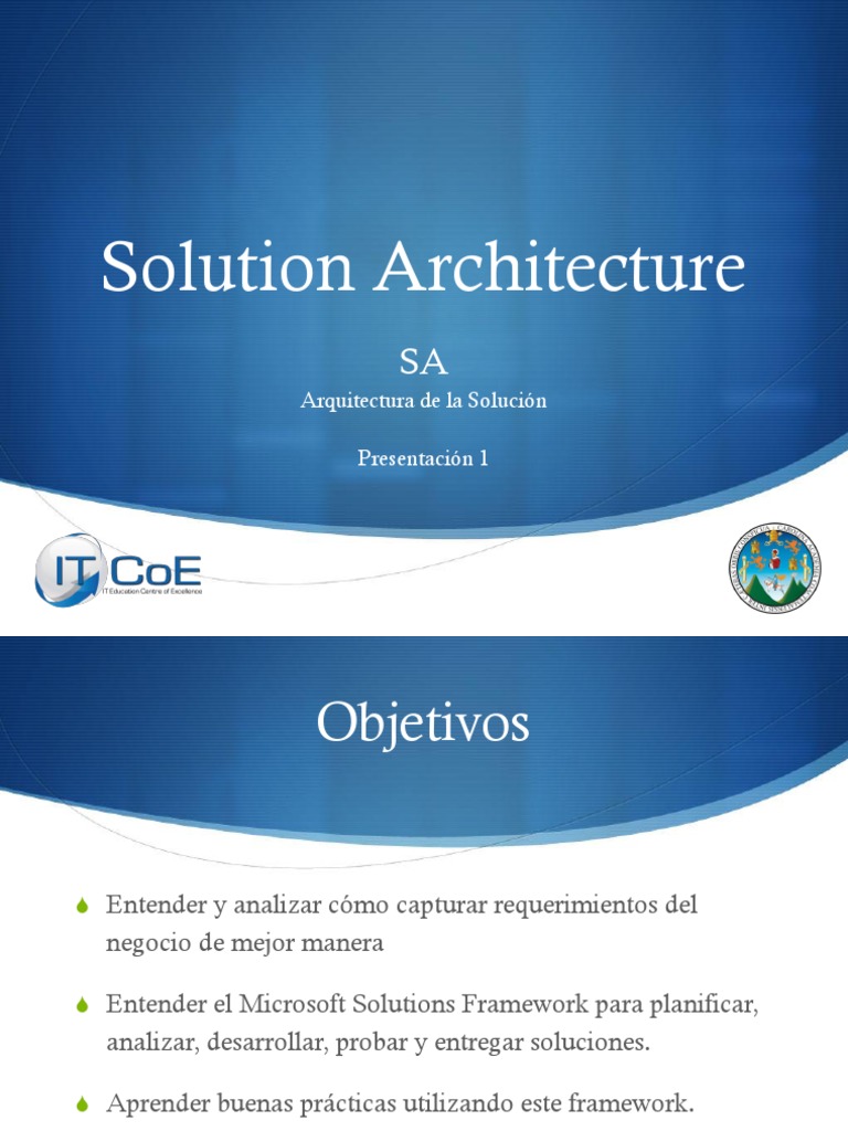 Microsoft Framework Solution | PDF | Proceso de desarrollo de software ...