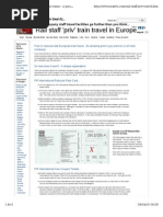 Rail Staff Travel Benefits Guide | PDF | Ticket (Admission) | Passenger ...