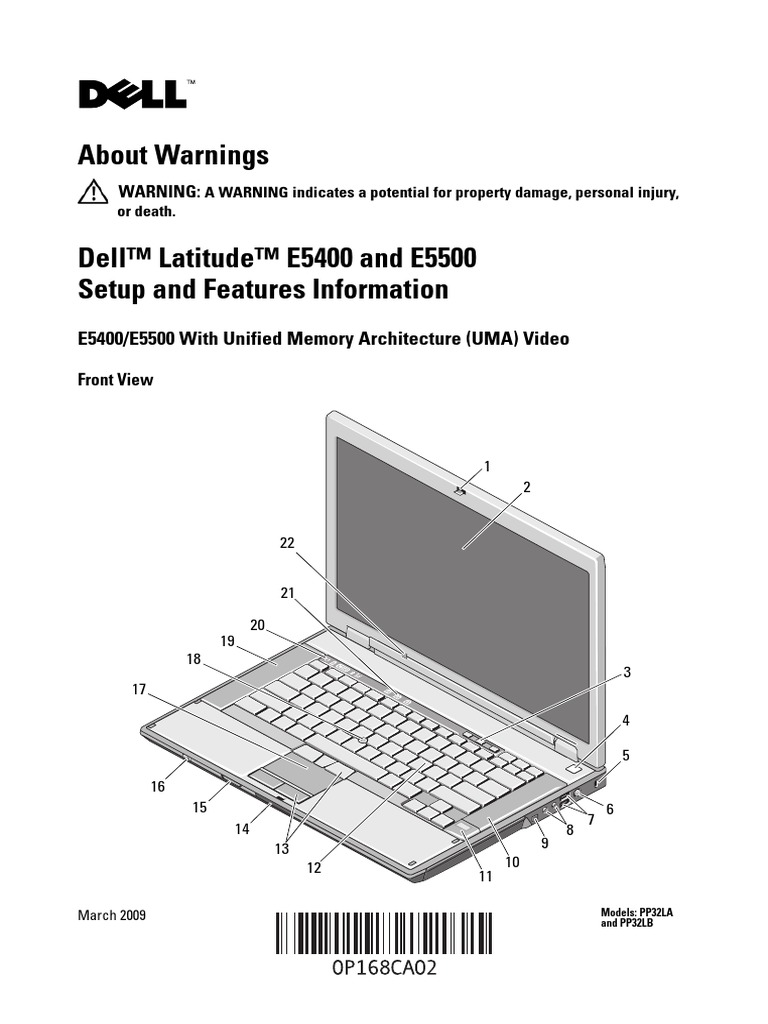 Latitude-E5400 Setup Guide En-Us | PDF | Electrical Connector ...