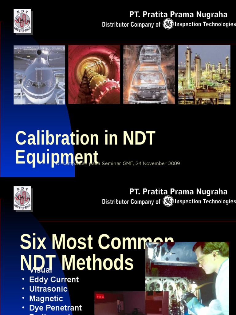NDT in Calibration System | PDF | Nondestructive Testing | Calibration