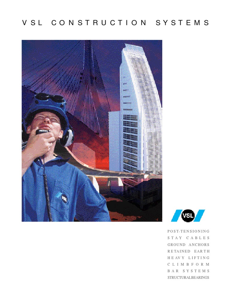 VSL Construction Systems | PDF | Prestressed Concrete | Building ...