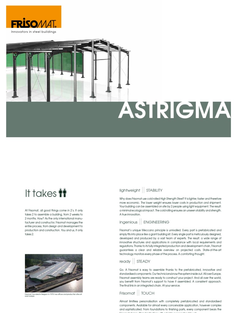 Astrigma: Innovative Steel Building Solutions | PDF | Wall | Roof