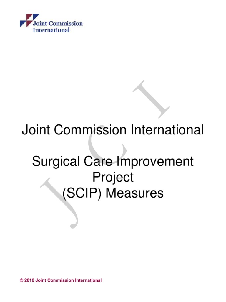 Surgical Care Improvement Project JCI | PDF | Thrombosis | Surgery