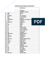 Arti dan Penggunaan Signa dalam Resep | PDF