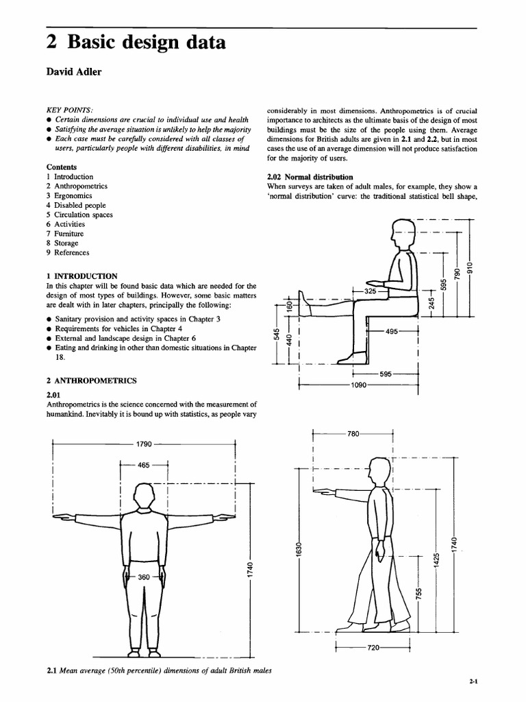 Anthropometric Considerations for Universal Design: Ensuring Buildings ...