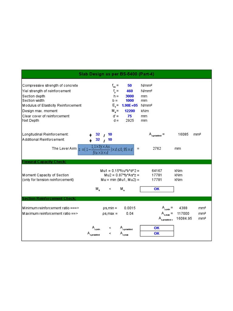 Bs 5400 - Concrete Design | PDF