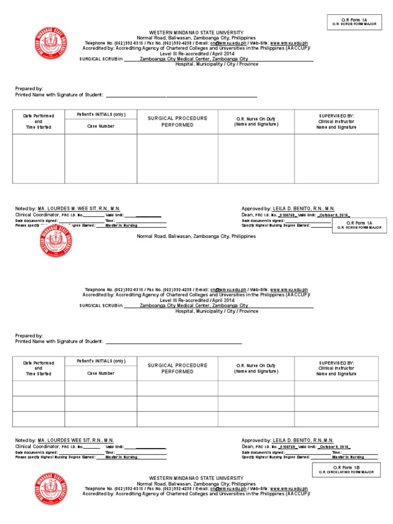 PRC form | Nursing | Identity Document