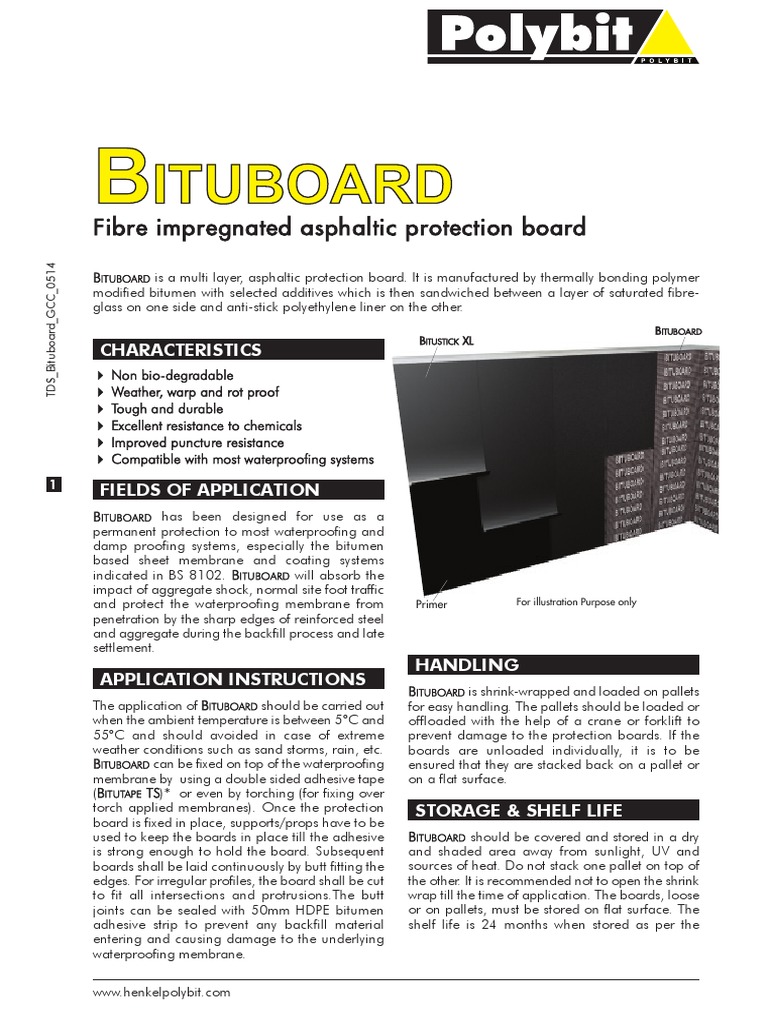 BITUBOARD | PDF | Building Engineering | Manmade Materials