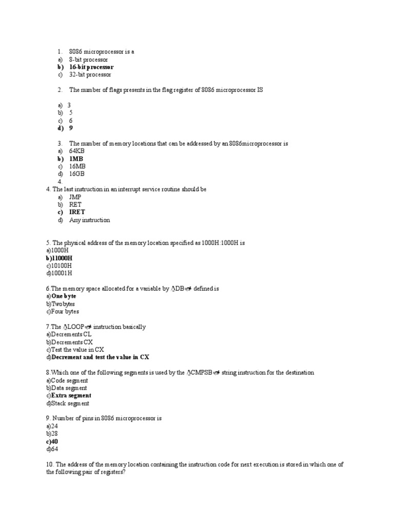 B) 16-Bit Processor | PDF | Computers | Technology & Engineering