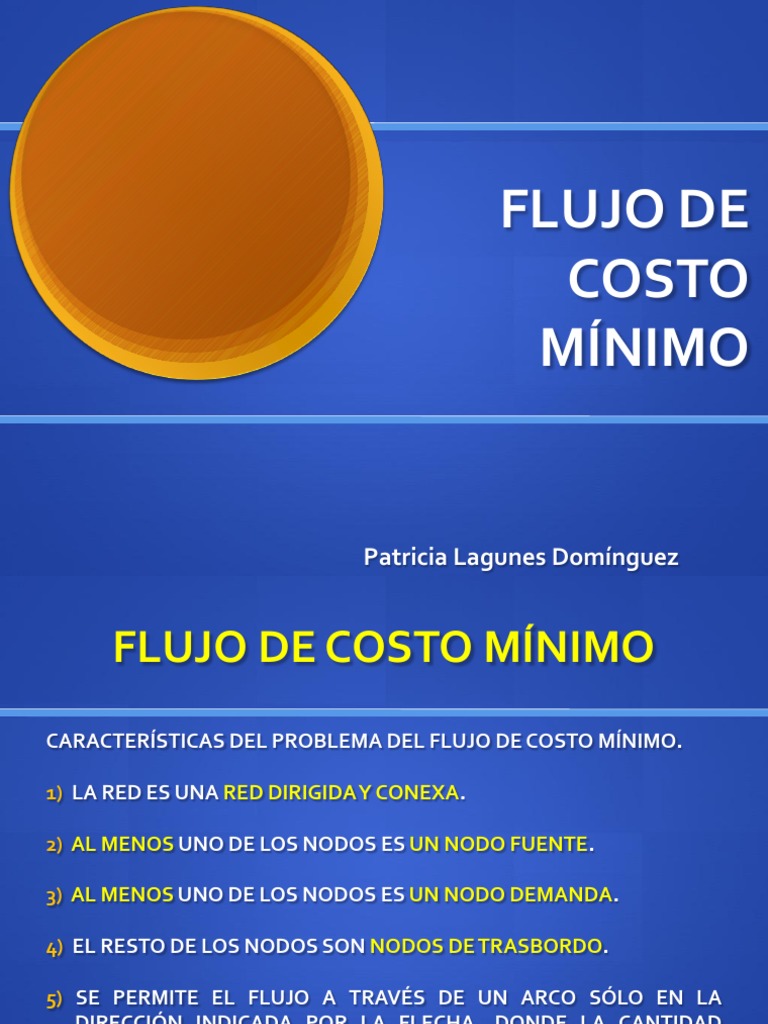 Flujo de Costo Minimo | PDF