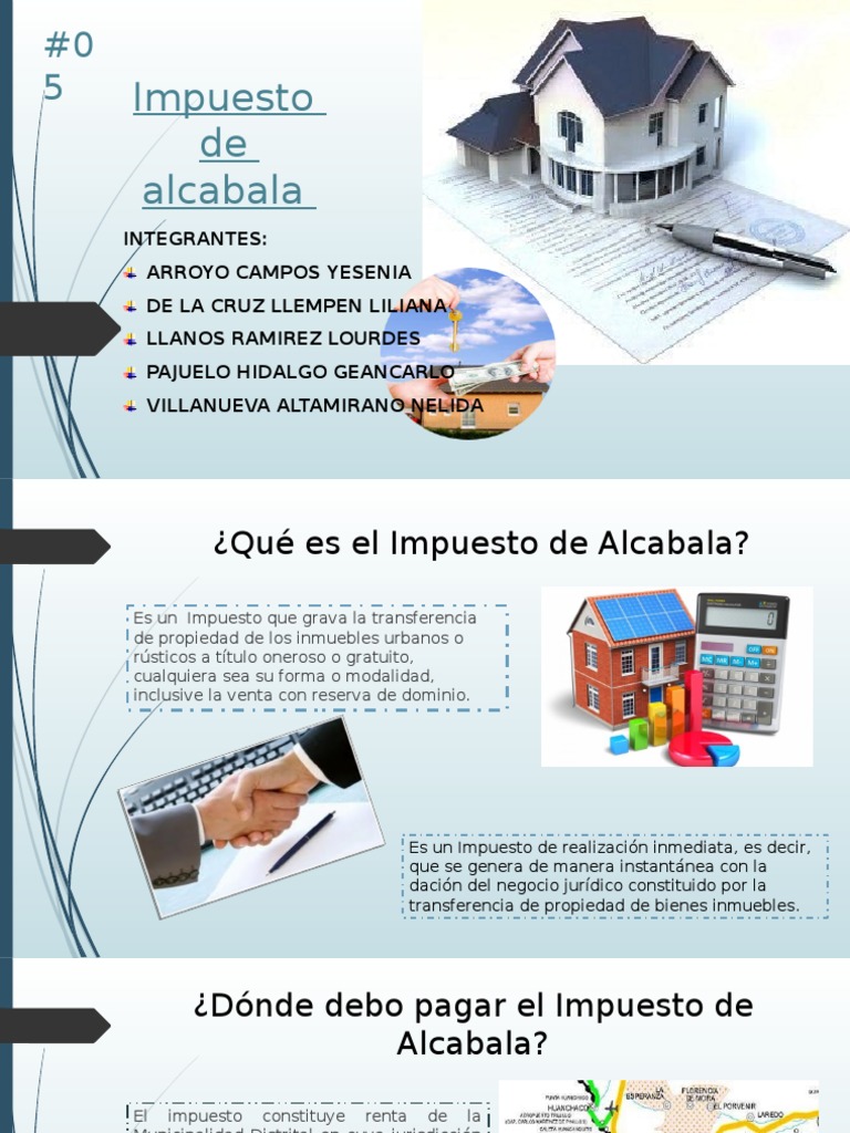 Impuesto Alcabala | PDF | Impuestos | Economias