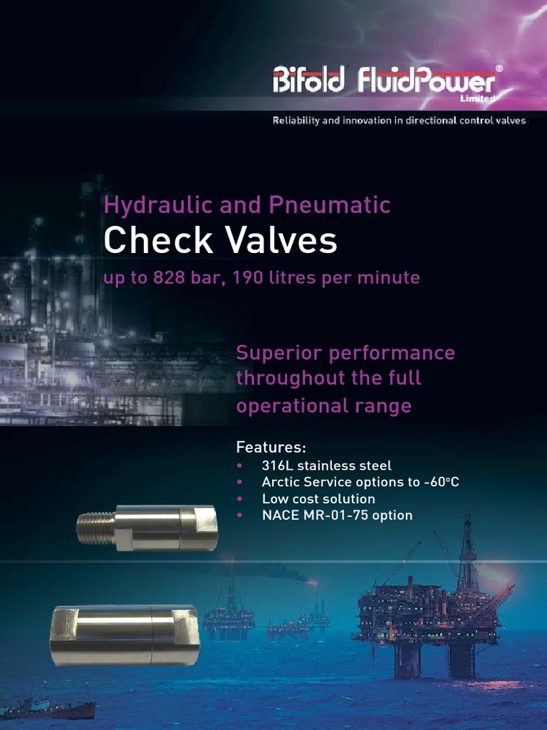 Check Valves | PDF | Valve | Actuator