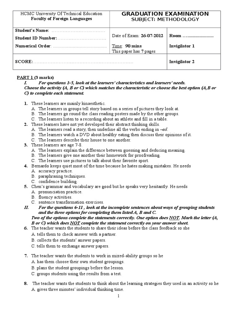 Graduation Paper - Methodology-K08 | PDF | Gesture | Question