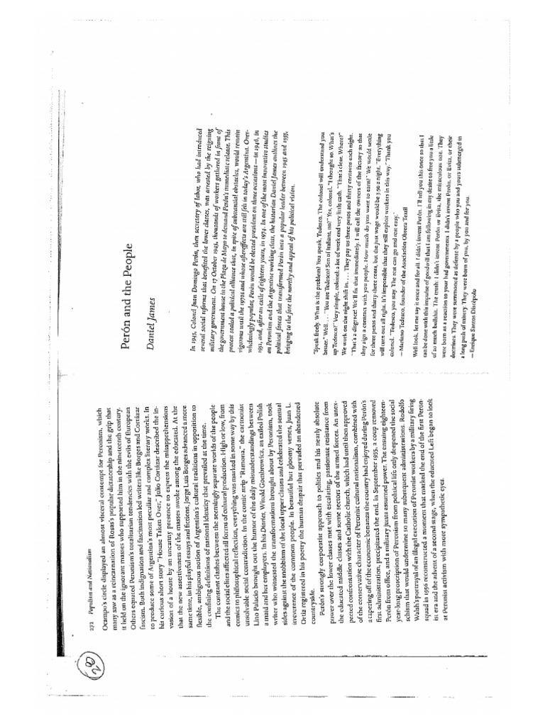 Daniel James Peron and The People | PDF