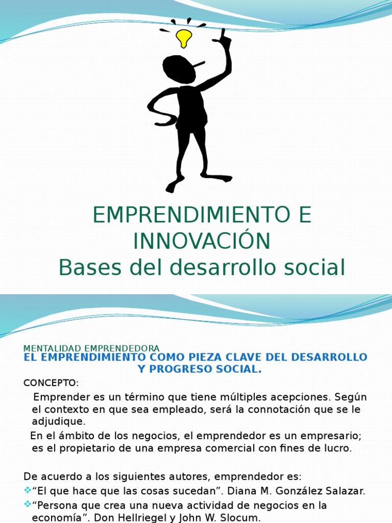 Emprendimiento e Innovacion Ponencia | PDF | Innovación | Liderazgo