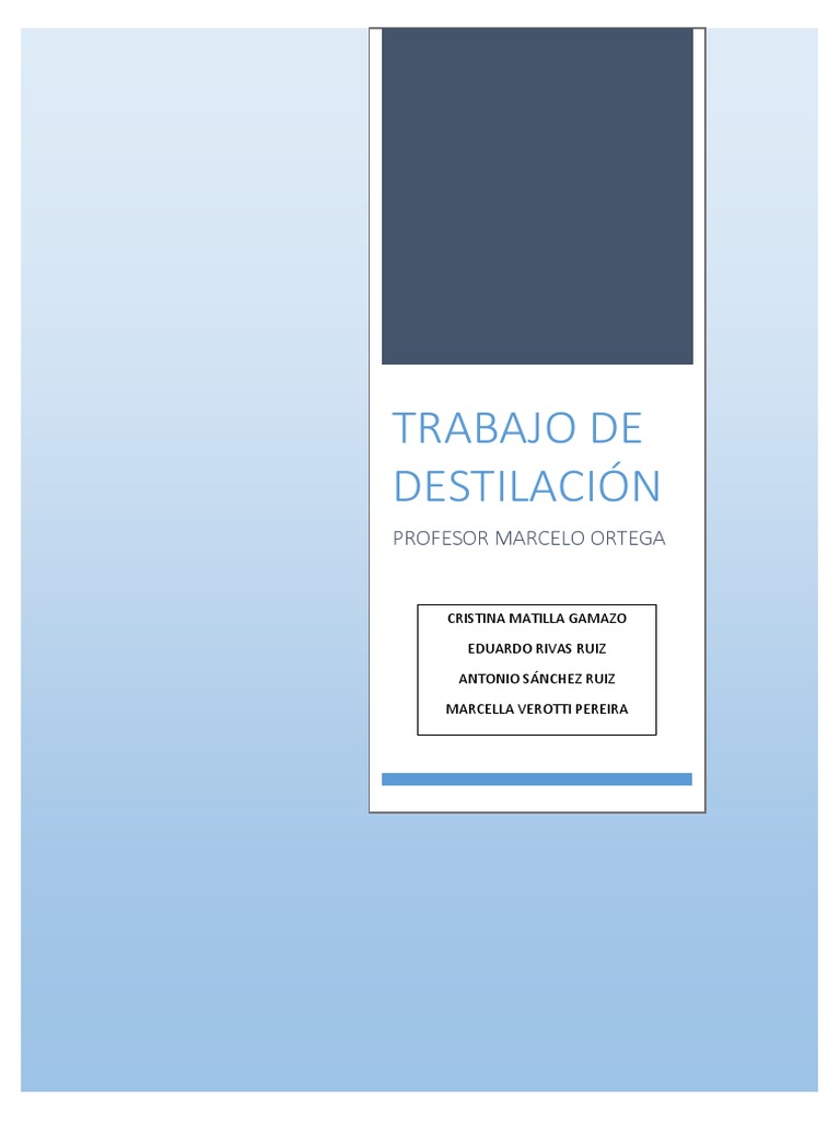 Simulación de Destilación en ASPEN PLUS | PDF | Simulación ...