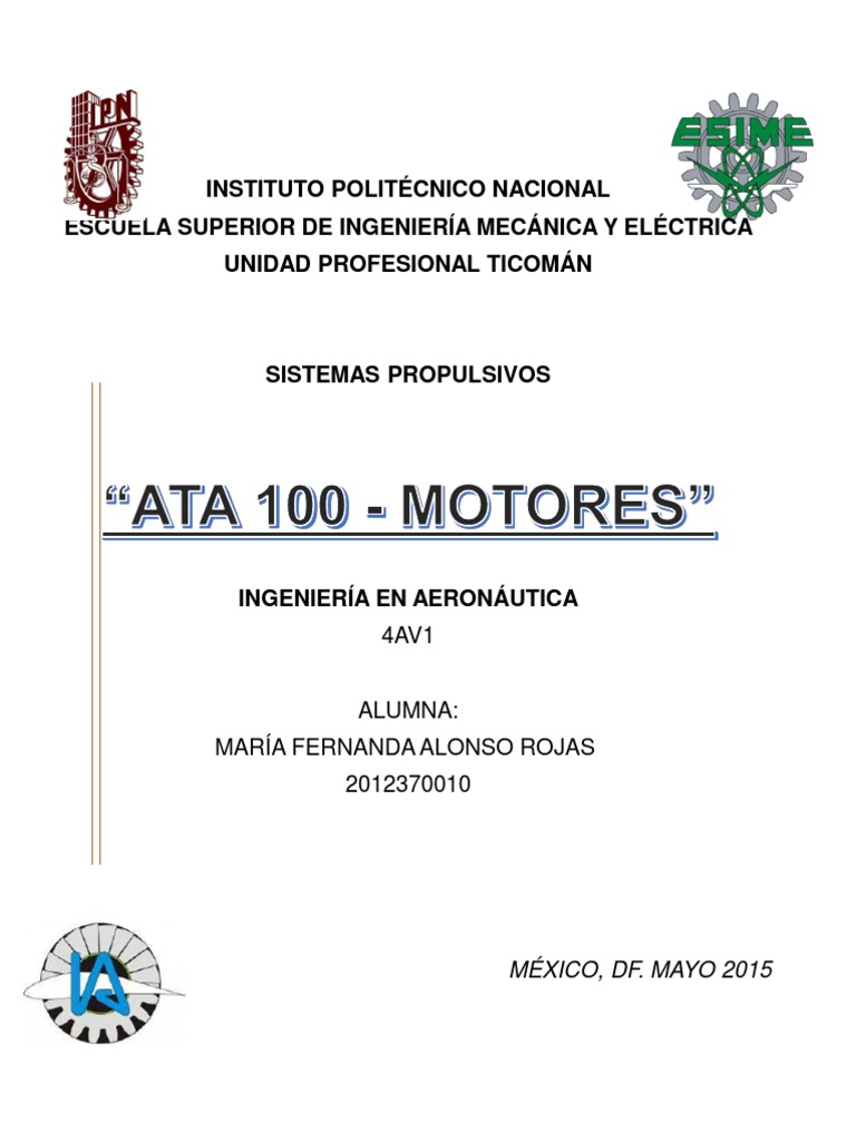 ATA 100 | Vehículos | Aviación