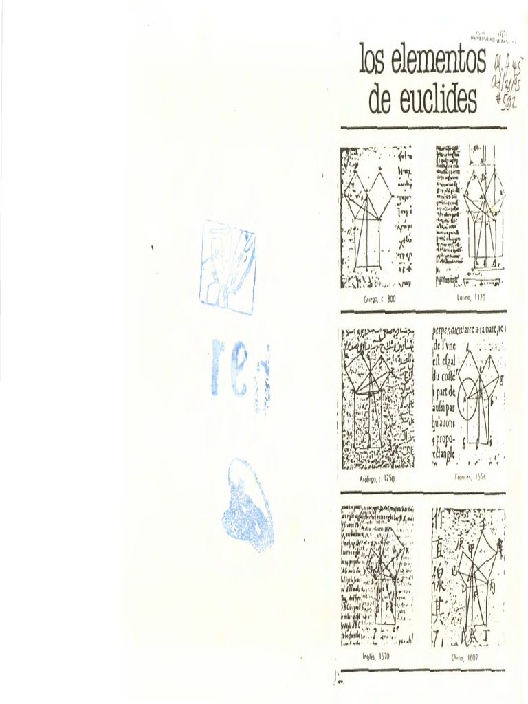 Los Elementos de Euclides | Axioma | Triángulo