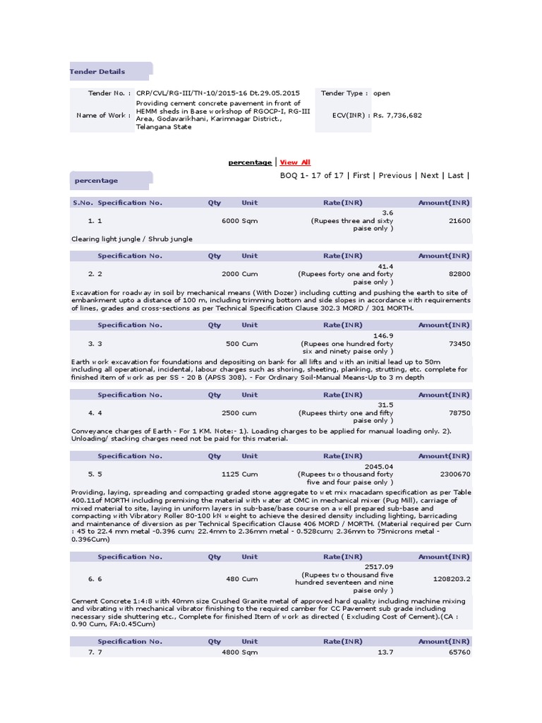 Tenders | PDF | Construction Aggregate | Structural Steel