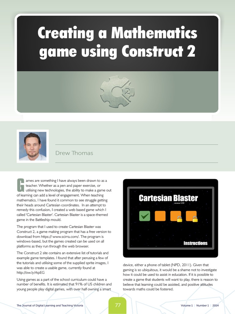 Create Math Games with Construct 2 | PDF | Motivation | Motivational