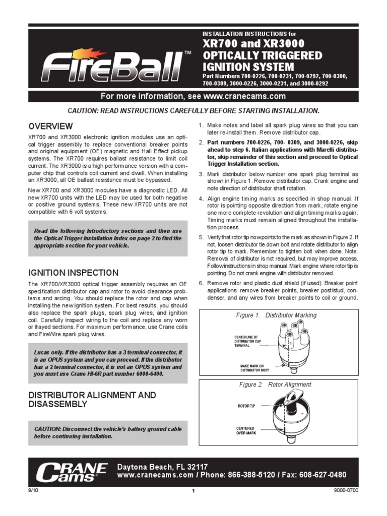 Fireball Ignition PDF | PDF | Distributor | Ignition System