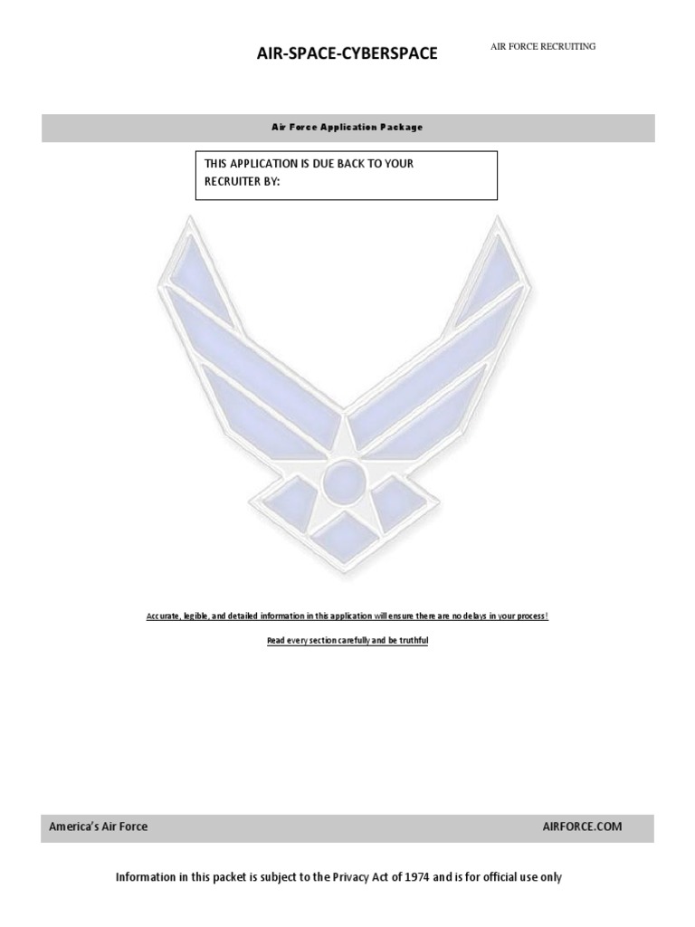 Air Force Recruitment Guide | PDF | Address (Geography) | Summons