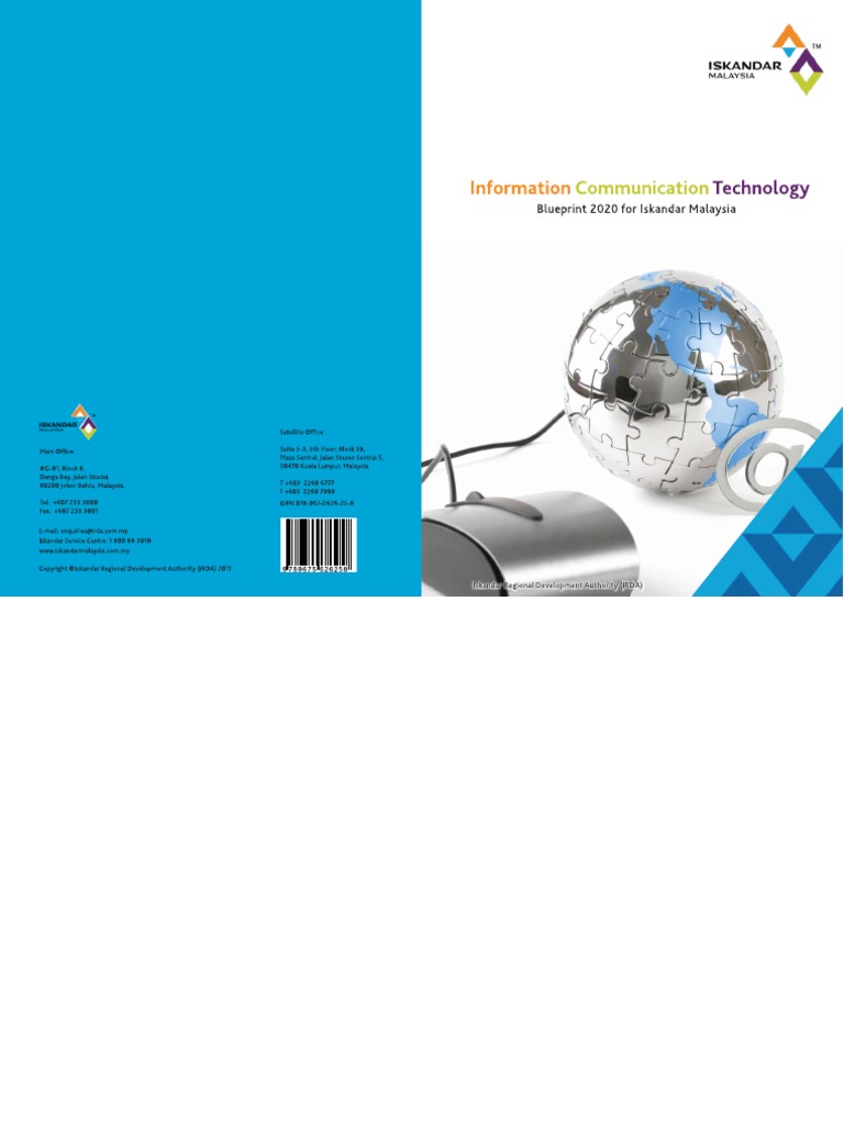 ICT Blueprint 2020 Iskandar Malaysia | PDF | Technological Convergence ...