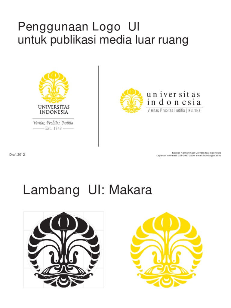Logo Ui Publikasi Luar Ruang | PDF