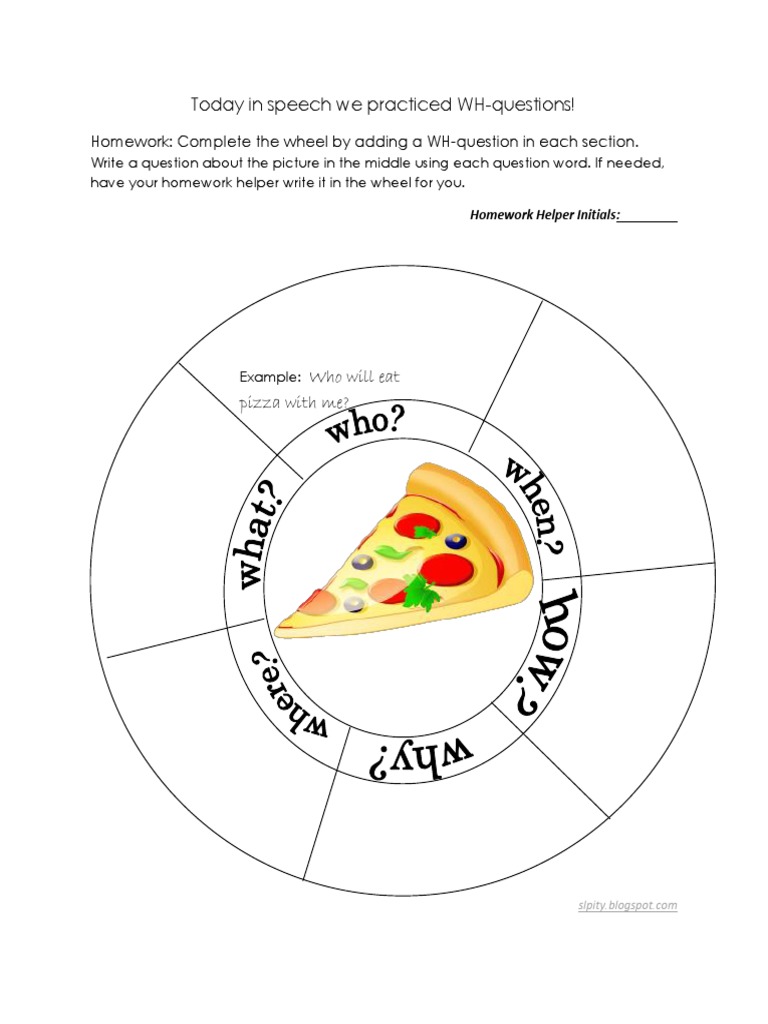WH-Questions Practice Homework | PDF | Question | Syntax