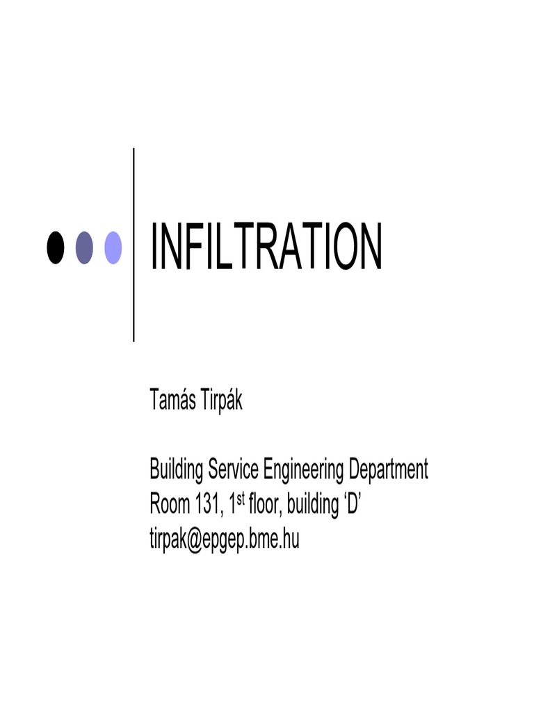 EPGEP Heating Infiltration 2013 | PDF | Ventilation (Architecture) | Hvac